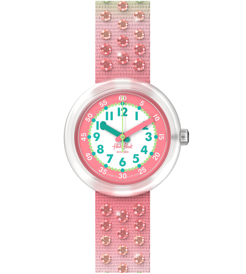 SPARKLY MELON - Kid's watch | Flik Flak® UK