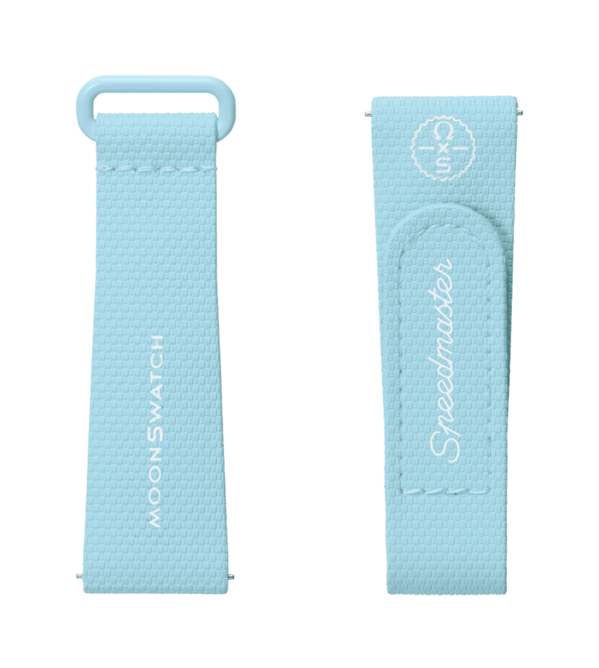 MOONSWATCH LIGHT BLUE/WHITE RUBBER - Swatch Katalog