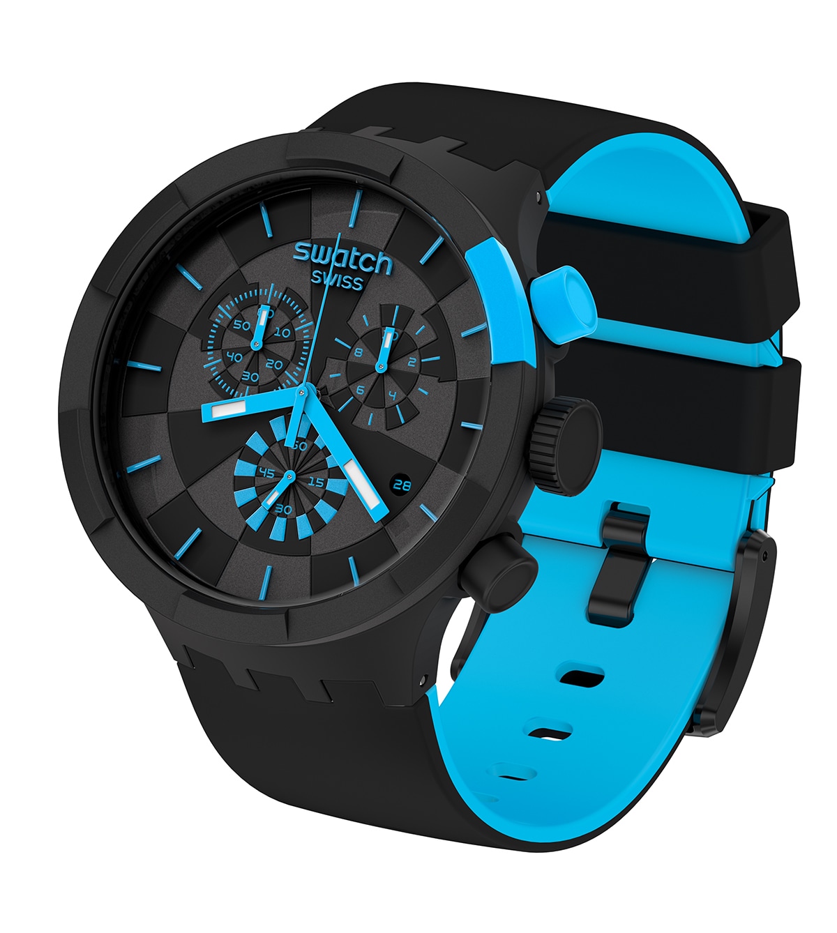 CHECKPOINT BLUE (SB02B401) - Swatch® Belgique