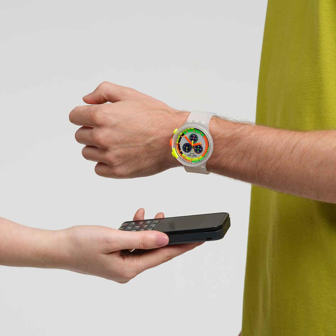 SWATCH NEON JELLY PAY! - SB02K101-5300 | Swatch® Official Online Store