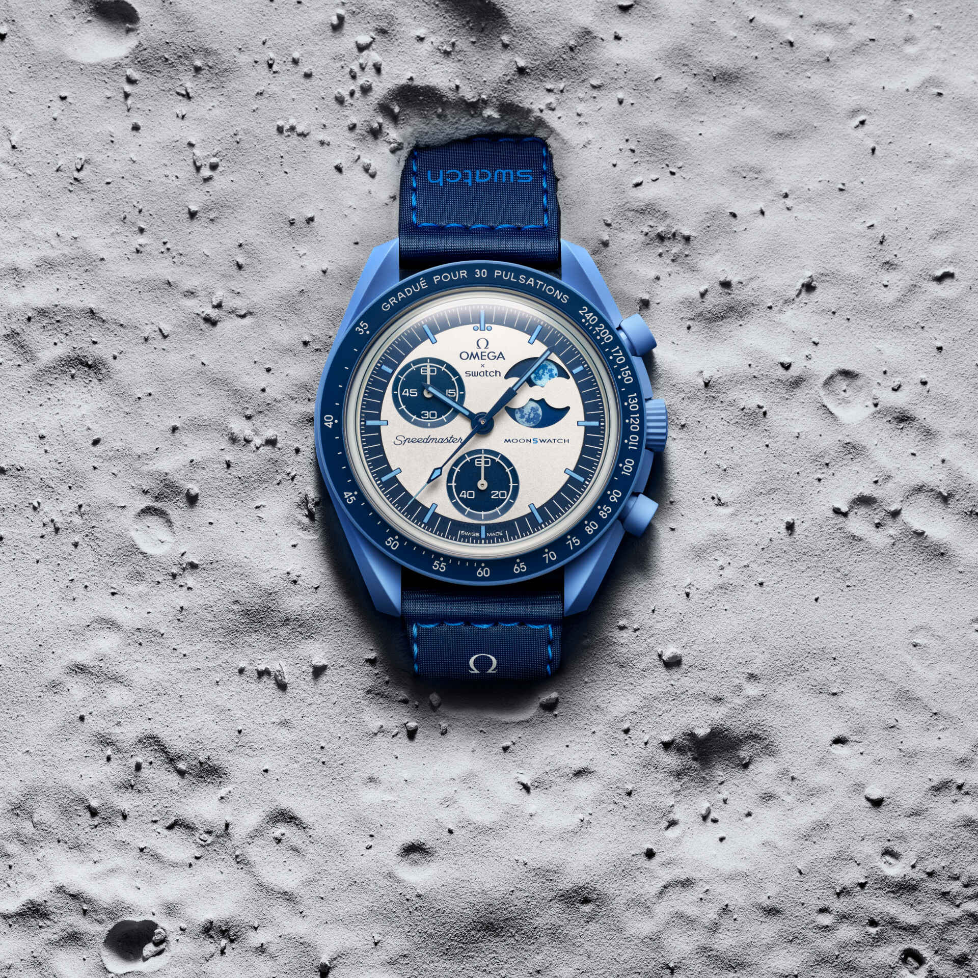 MISSION TO THE SUPER BLUE MOONPHASE - SO33N700 | Swatch® Official ...
